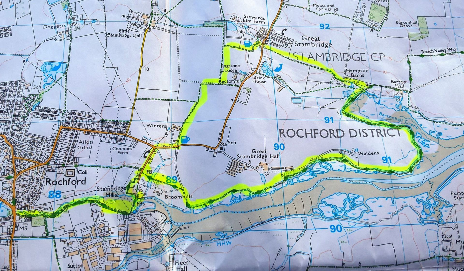Roach Valley Way, Foulness Island Recce Walk - 2nd April 2017 - Ipswich ...