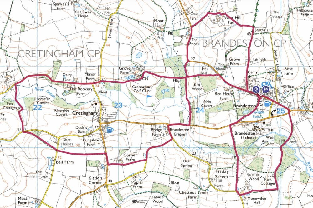 Cretingham Crowd – Sunday 9th January - Ipswich Outdoor Group
